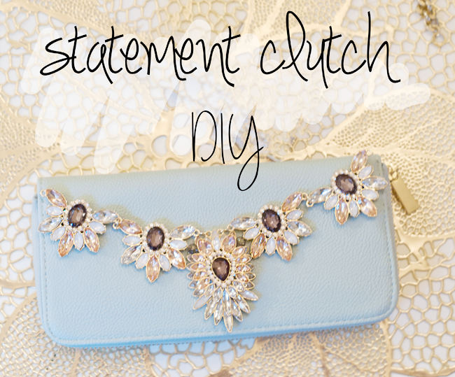 fox and gypsy: statement clutch DIY